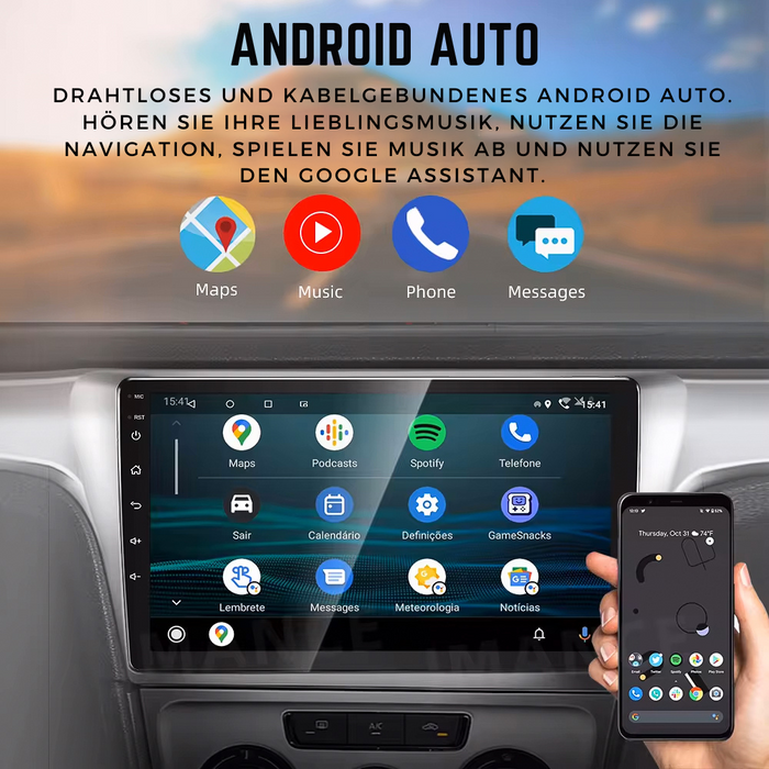 Ford Fiesta | MK7 2008-2017 | Android 13 car radio | Apple CarPlay | A