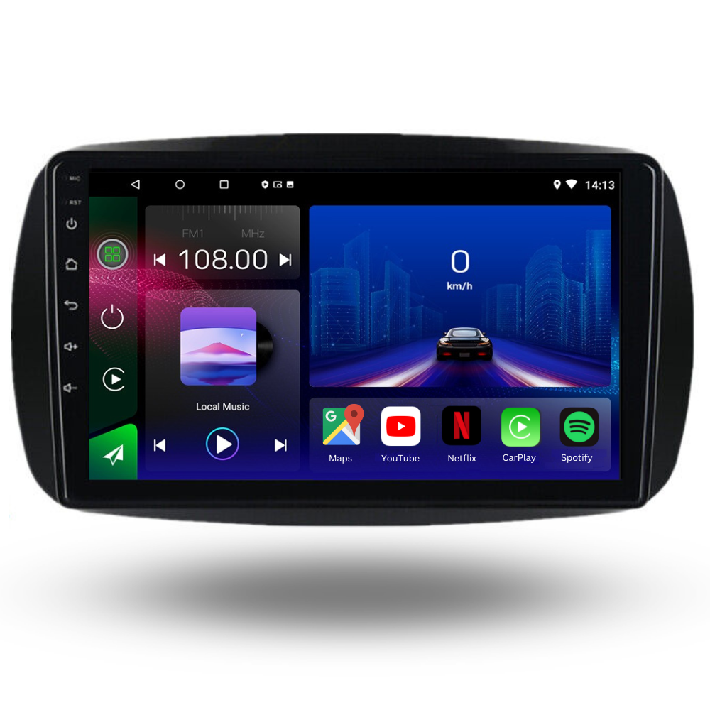 Smart | Fortwo | 2015-2020 | Android 13 car radio | Apple CarPlay | An